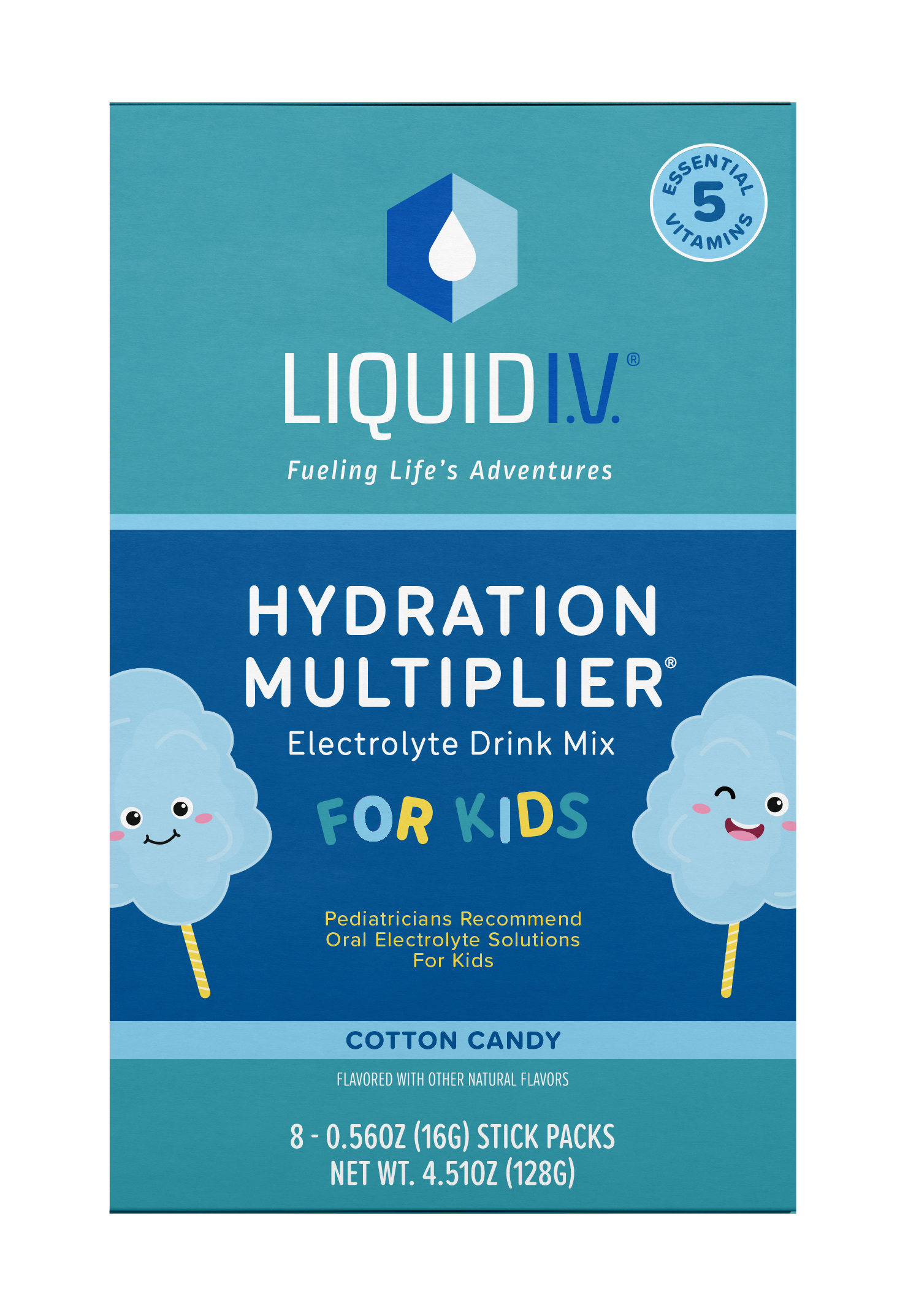 Liquid I.V. Hydration Multiplier For Kids Cotton Candy - The Osmolality Lab